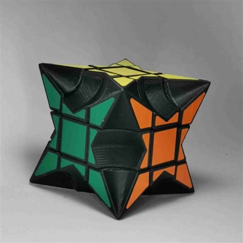 3x3x3 shuriken face twisty puzzles custom cubes designer puzzles