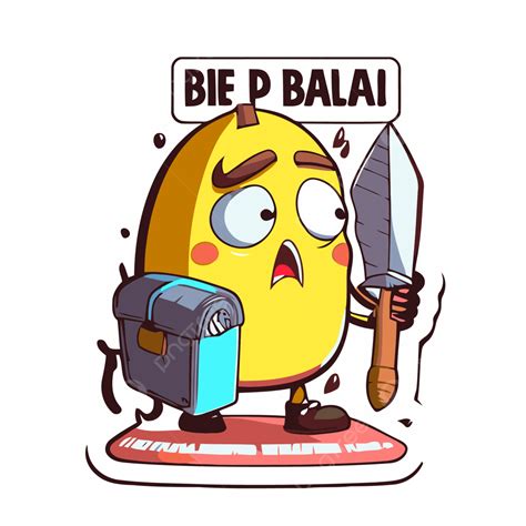 Cute Sticker With The Phrase Bee P Bali Sticker Vector Clipart Bee Clipart Cute Clipart
