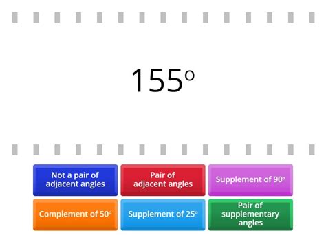 Grade 8 Angles Find The Match