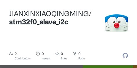 Github Jianxinxiaoqingmingstm32f0slavei2c