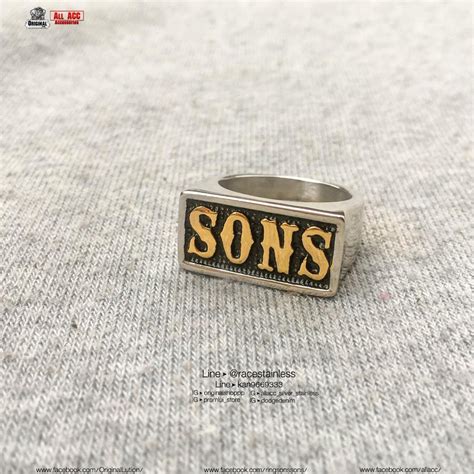 Ring Sons Of Anarchy Ring Sons Gold Soa Mayans Son Stainless316l Jax