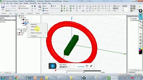 Torque Calculation In The D Magnetostatic Solver By Ansys Em YouTube