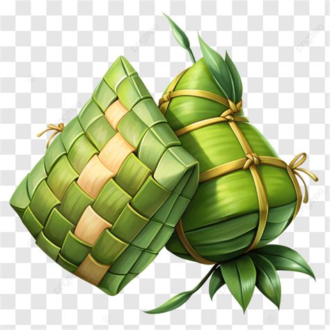 녹색 포장 음식 클립 아트 그림 전통적인 아시아 케투팟 쌀 만두 포장된 쌀 아시아 음식 다이아몬드 삽화 Png 일러스트 및 이미지 에 대한 무료 다운로드 Pngtree