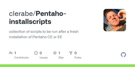 GitHub Clerabe Pentaho Installscripts Collection Of Scripts To Be Run After A Fresh