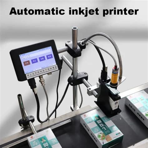 Industrial Coding Mark Printing Automatic Inkjet Printer Online Date