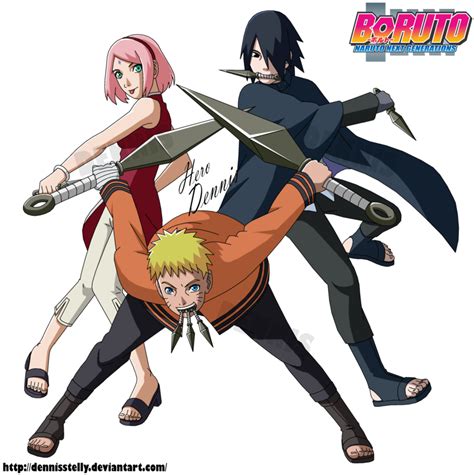 Naruto Next Generation Old Team 7 By Https Dennisstelly Deviantart