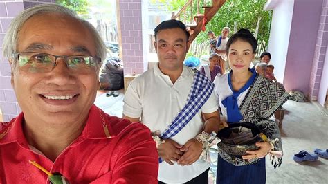 งานผูกข้อมือตามประเพนีลาว Youtube