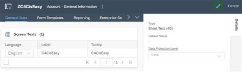 C4ciseasy Sap C4c Adaption Customer Extension Fields