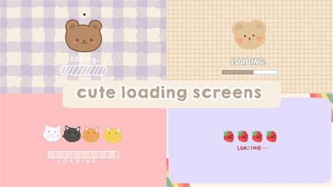 10 Cute Loading Screens Free To Use Youtube