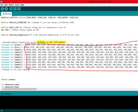 Automatic Ac Temperature Controller Using Arduino Dht11 And Ir Blaster