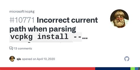 Incorrect Current Path When Parsing `vcpkg Install Overlay Ports