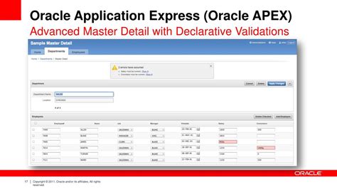 Ppt Oracle Application Express Oracle Apex Powerpoint Presentation