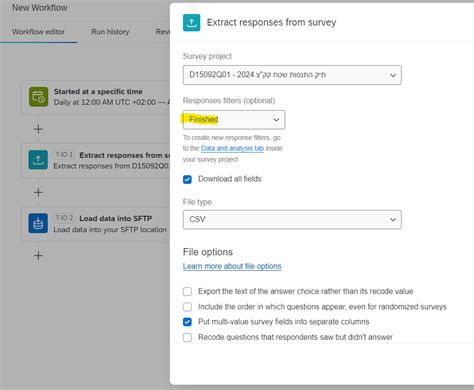 Creating Workflow Or Automation To Generate A Full Data Export Xm Community