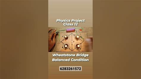 Wheatstone Bridge Class 12 Physics Youtube
