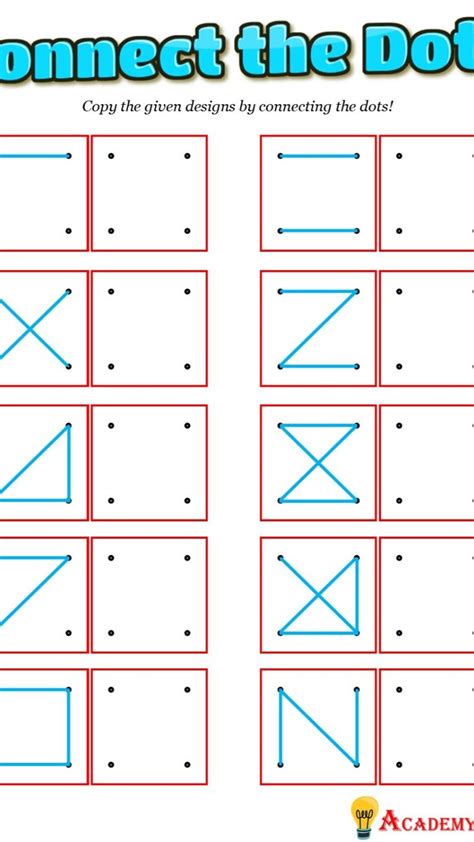 Connect The Dots Copy The Pattern Worksheets Pattern Worksheet Math Activities Math