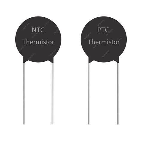 Premium Vector Vector Design Of Ntc And Ptc Thermistor