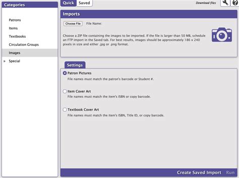 Import Images Alexandria