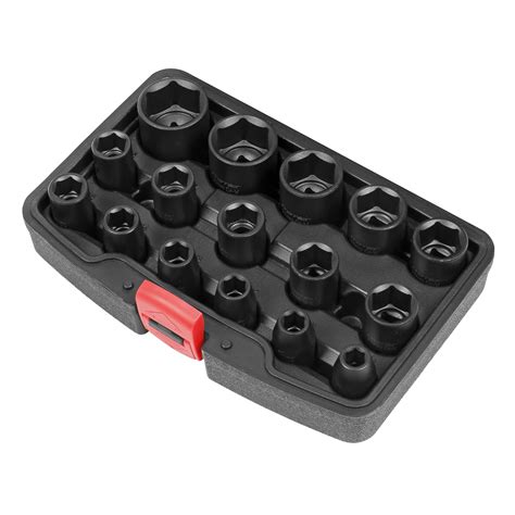 Impact Socket Set 16pc 1 2sq Drive Mdtools