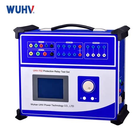 Uhv 702 Secondary Current Injection Test Three Phase Relay Tester Relay Protection Tester