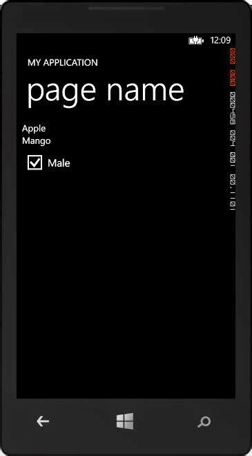 How To Add Item Into The Listbox In Windows Phone Computer Programming