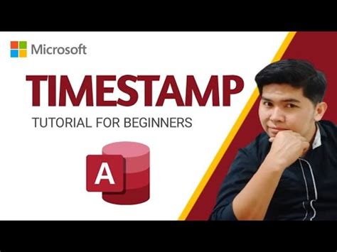 How To Create TIMESTAMP In Microsoft Access YouTube