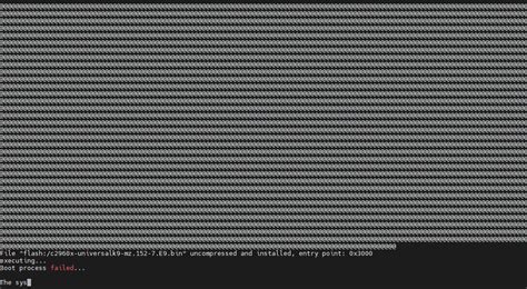 After Upgrading 2960x Switch Becomes Failed Cisco Community
