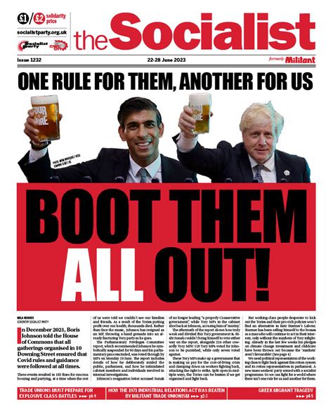 The Socialist Issue 1232 Socialist Party