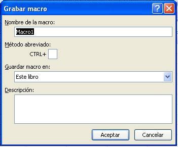 MS Excel Gratis Como crear una macro automáticamente