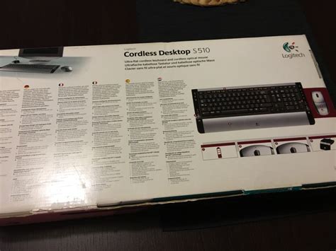 Logitech Cordless Desktop S510bežična Tipkmiš