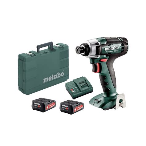 ZAKRĘTARKA UDAROWA METABO POWERMAXX SSD 12 2x2,0Ah