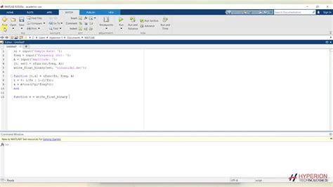 Matlab Hyperion Technologies Matlab Hyperion Technologies
