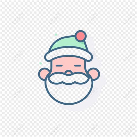 산타클로스 아이콘 아이콘 플랫 선형 벡터 그림우수이미니멀리즘 Png 일러스트 무료 다운로드 Lovepik