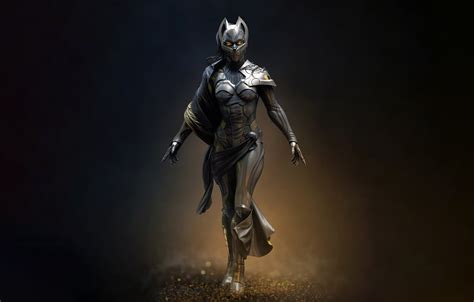 Wallpaper Girl Cat Art Bastet For Mobile And Desktop Section