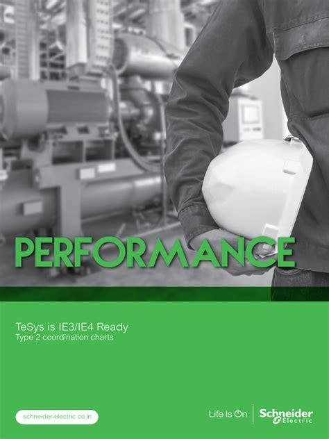 tesys selection guide ie3 ie4 type 2 coordination charts pdf relay