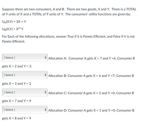 Solved Suppose There Are Two Consumers A And B There Are