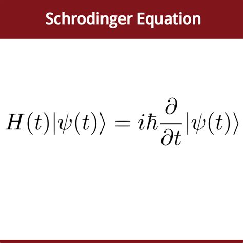 Schrodinger Equation Quantum Phy Sic