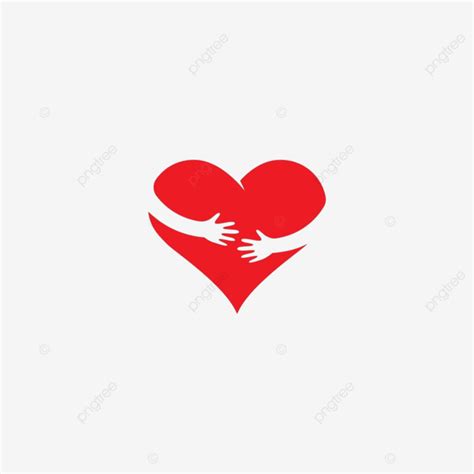 Amor Cuidado Logo Vector Icono Abrazo Médico Corazón Vector Png