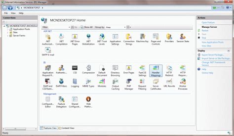 Configuration Php By Using The Iis Manager