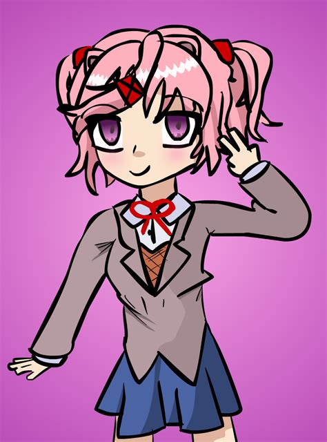 Natsuki By Skittlewaffle On Newgrounds Natsuki By Skittlewaffle On Newgrounds