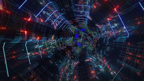 Captivating Cg Animation In Tunnel Stock Footage Video Of Cinematic