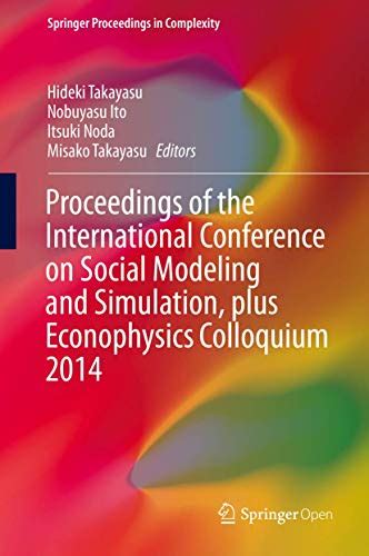 Proceedings Of The International Conference On Social Modeling And