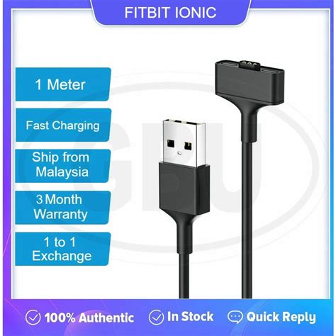 Fitbit Ionic Charger Replacement Usb Cable Shopee Malaysia