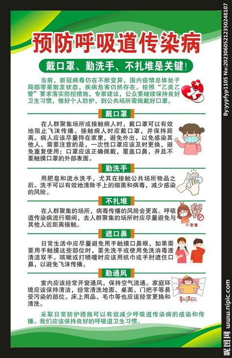 预防呼吸道传染病海报设计图广告设计广告设计设计图库昵图网