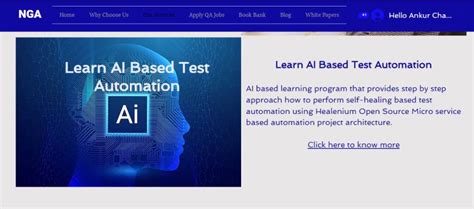 Ankur C On Linkedin Next Generation Automation Learn Ai Based Test