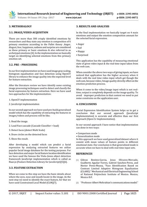 Facial Expression Identification System Pdf