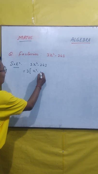 Maths Algebra Factorisation Education Maths Algebra