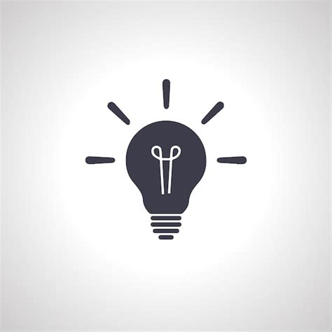 Premium Vector Bulb Isolated Icon Lightbulb Icon