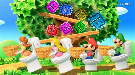 【마리오 파티 슈퍼스타즈】 미니 게임 피치 대 데이지 대 마리오 대 루이지 마스터 Com Youtube