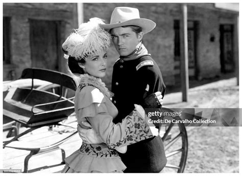 Publicity Portrait Of Actors Cathy Downs And Johnny Sands In The Film