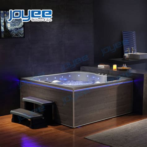 Joyee Square Indoor Jacuzzi Function Whirlpool Bath Tub Bathroom Apollo